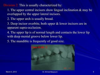 Etiology of Malocclusion I | PDF