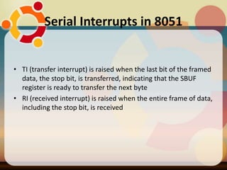 Interrupts in 8051 | PPTX