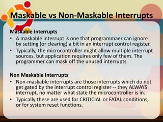 Interrupts in 8051 | PPTX