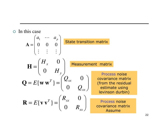 lect8.pdf.dsp.advanced digital signal processing | PPT