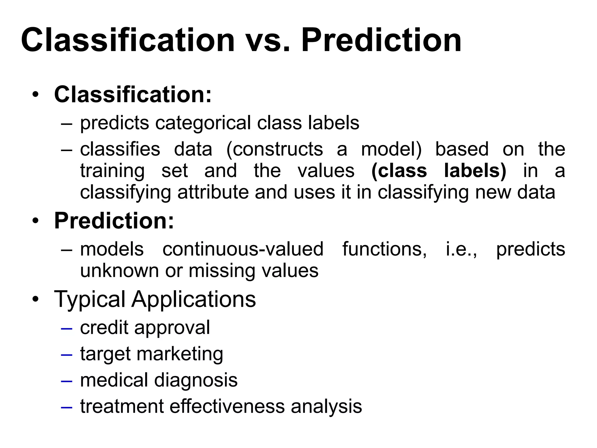 Lect8 Classification And Prediction Ppt
