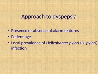 Dyspepsia.ppt (gastrointestinal disorders) | PPT