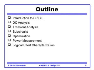 Spice simulation power presentation pre | PPT