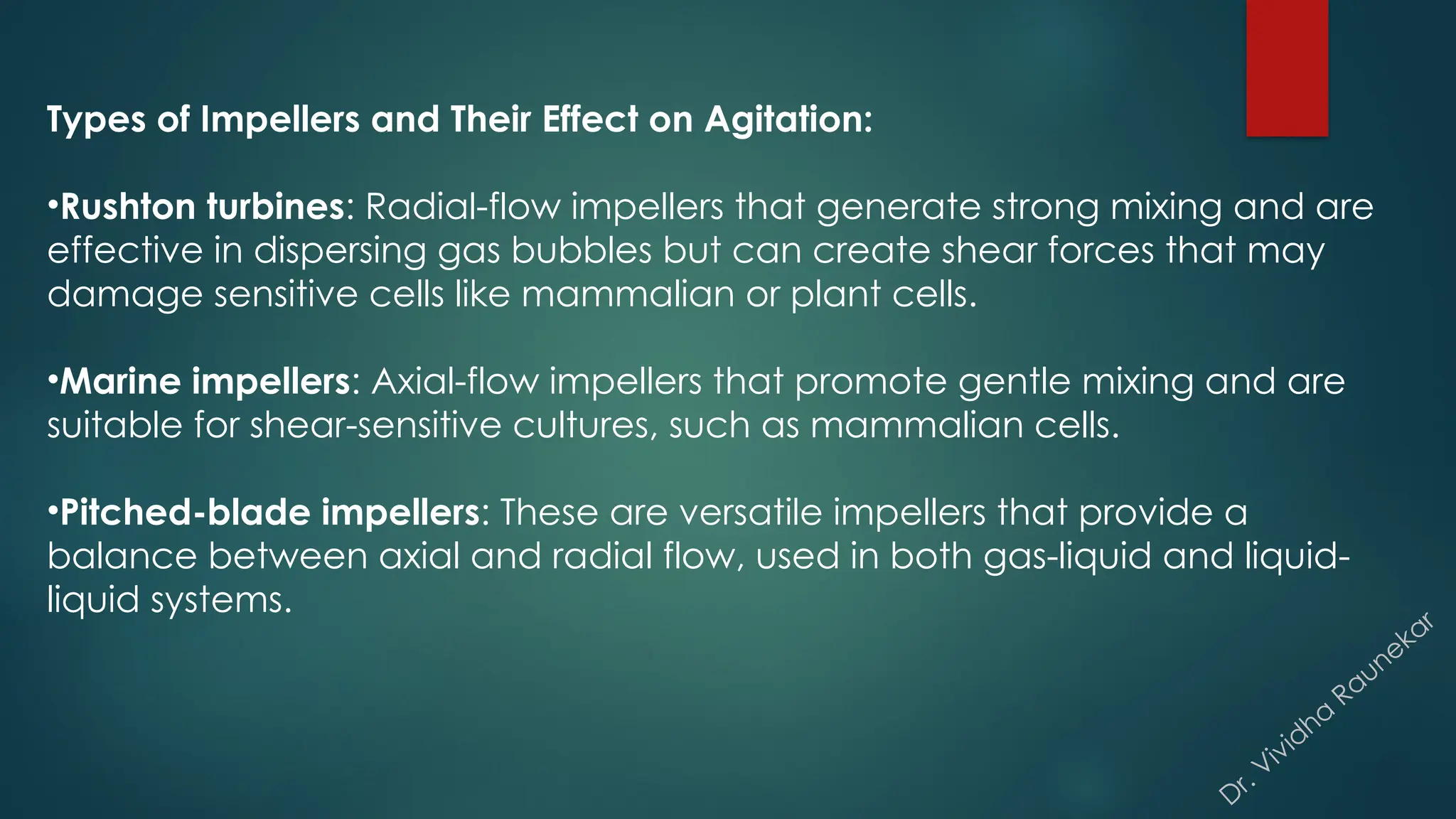 Mass transfer in bioreactors: Aeration and agitation- Importance | PPTX