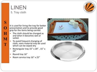 Equipment Glassware_ Linen_ Furniture.ppt