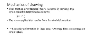 Intro to Bar Drawing and wire manufacturing | PPTX