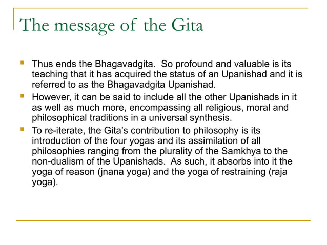 importance of Bhagavad Gita for Students | PPT
