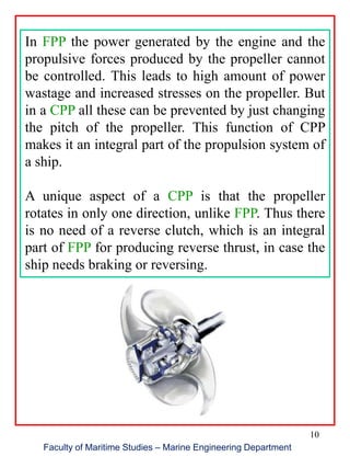 Lect 9 ship propellers (new) | PPTX