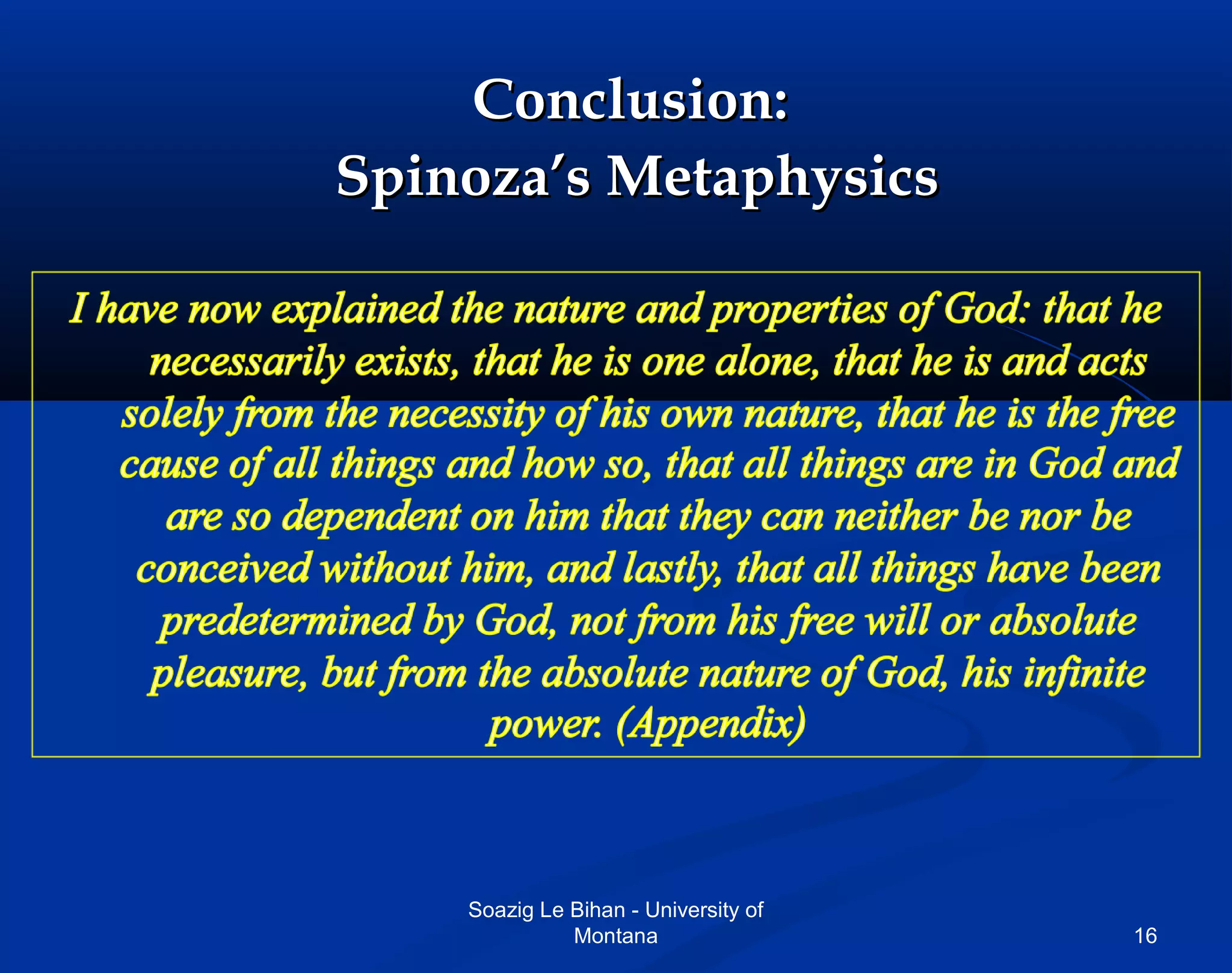 Spinoza Problem Spinoza | PPT