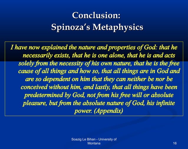 Spinoza Problem Spinoza | PPT