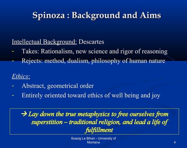 Spinoza Problem Spinoza | PPT