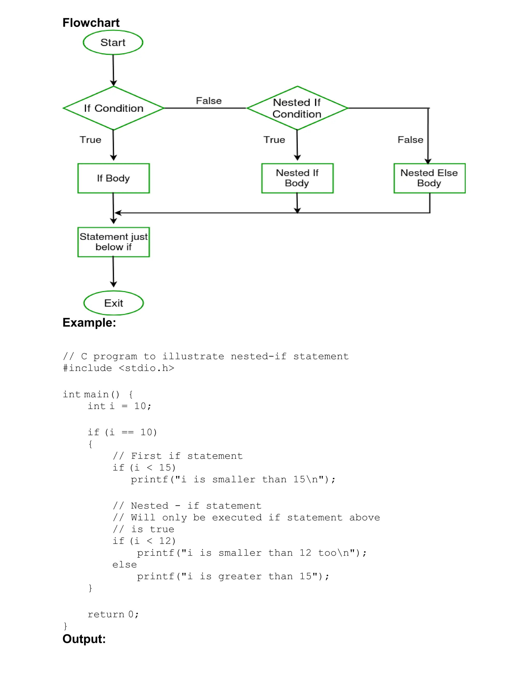 Control structure and Looping statements | PDF