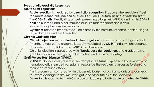 Self MHC (Major Histocompatibility Complex) restriction | PPTX