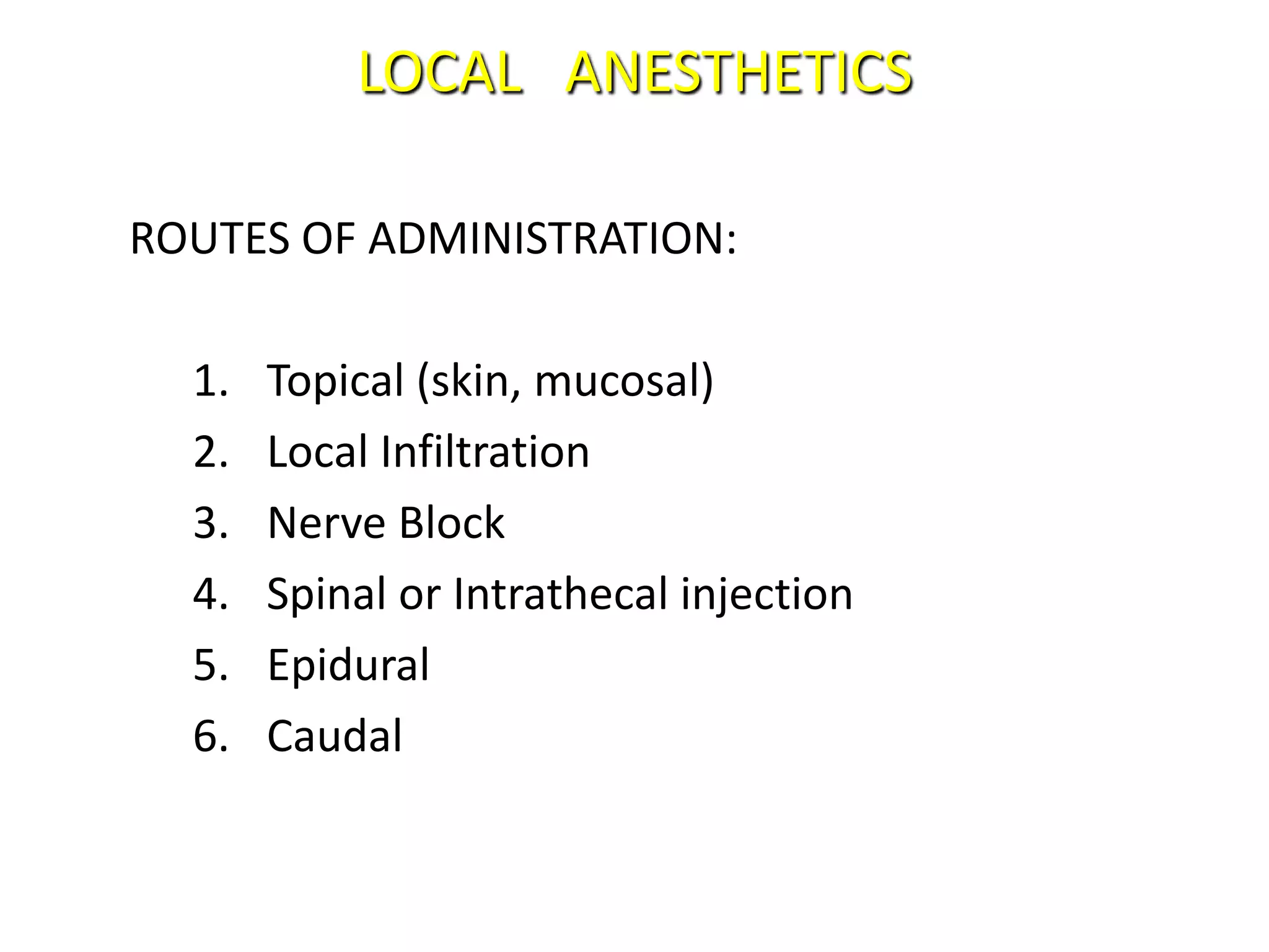 anesth Lecture for 3rd year MBBS | PPTX