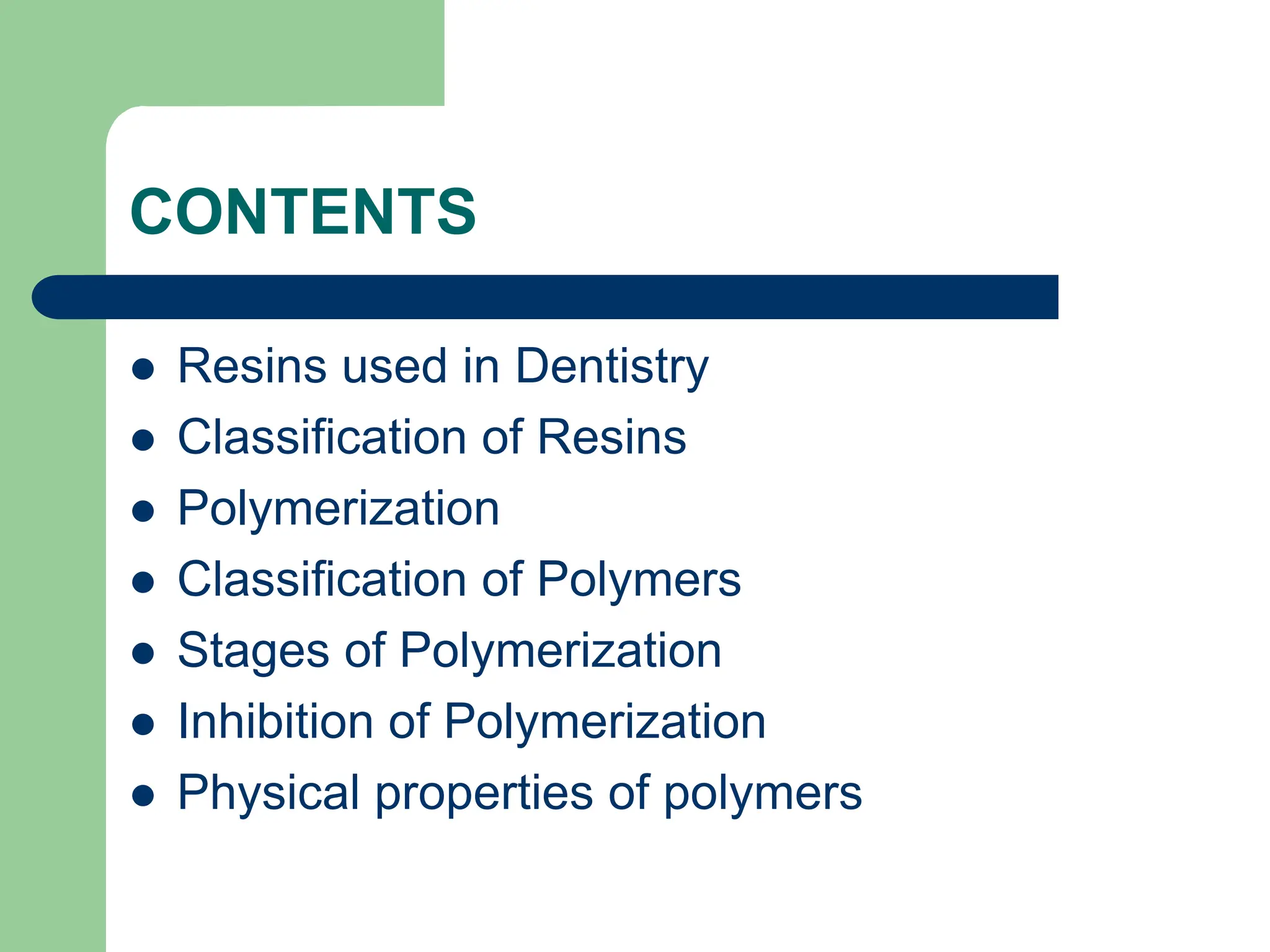 lect dental-polymers.ppt including heat and cold | PPT