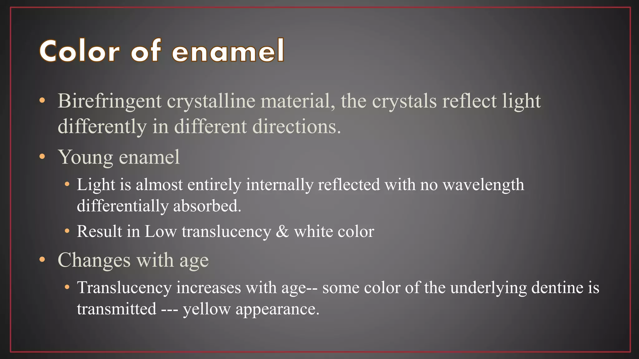 1st BDS Lecture on tooth Enamel | PPTX