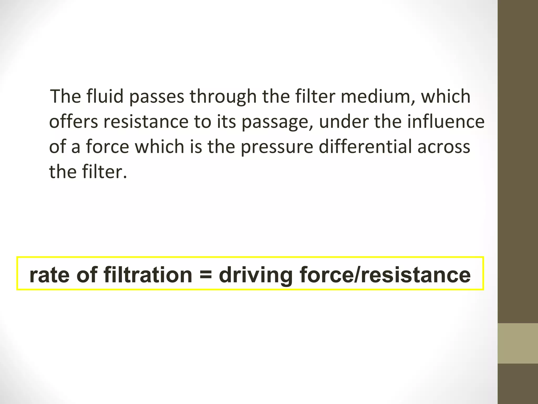 mechanism of filtration, surface and depth filters | PPT