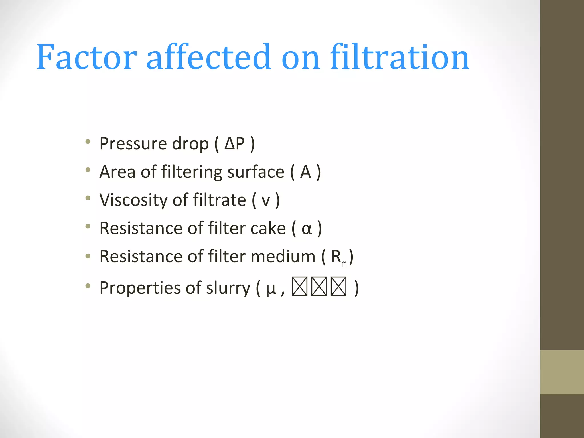 mechanism of filtration, surface and depth filters | PPT