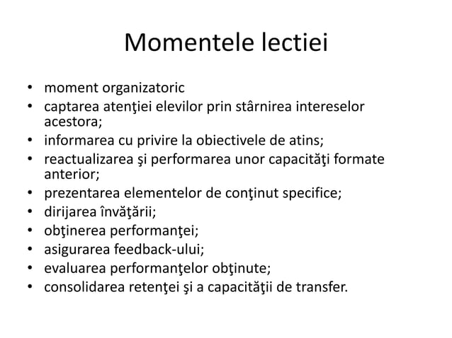 Lectia | PPT