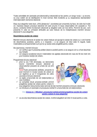 Lectia teoretica "Ziua alegerilor" | PDF