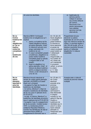 Lectia teoretica "Ziua alegerilor" | PDF