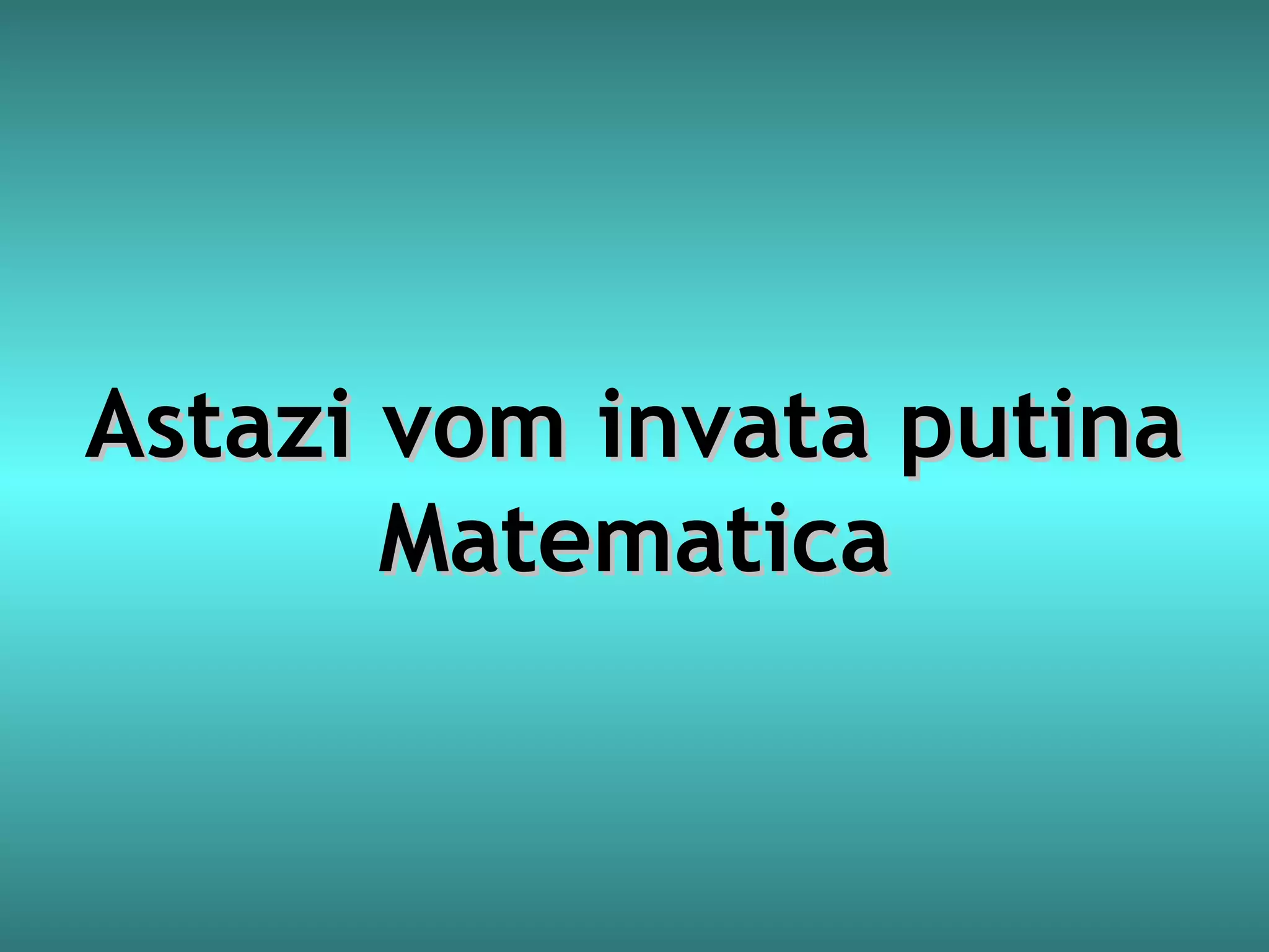 Lectie De Matematica Dm | PPT