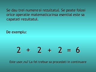 Lectie De Matematica Dm | PPS