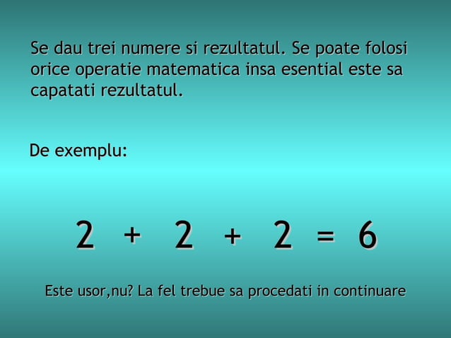 Lectie de matematica | PPT