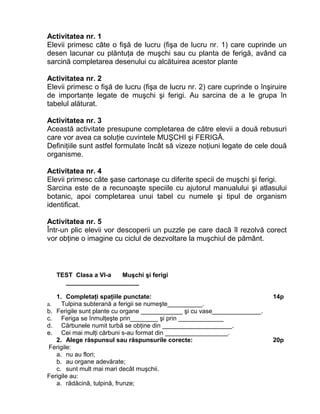 Lectie muschi ferigi_eval | DOC