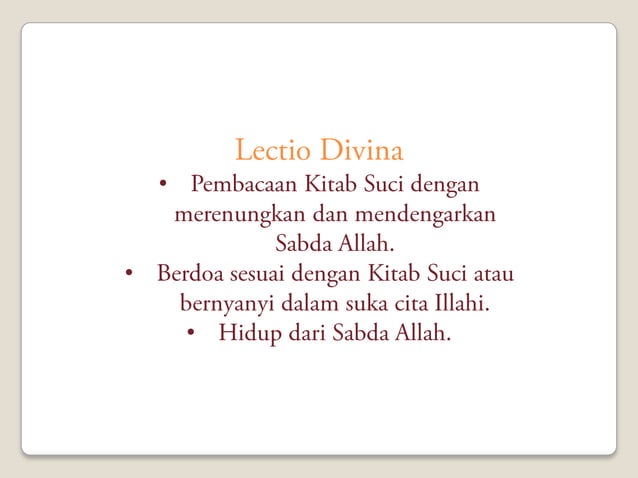 Lectio Divina | PPTX