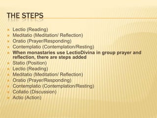Lectio divina | PPTX