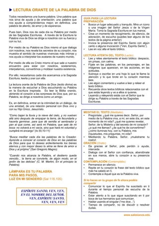 Lectio Divina 090913 | PDF