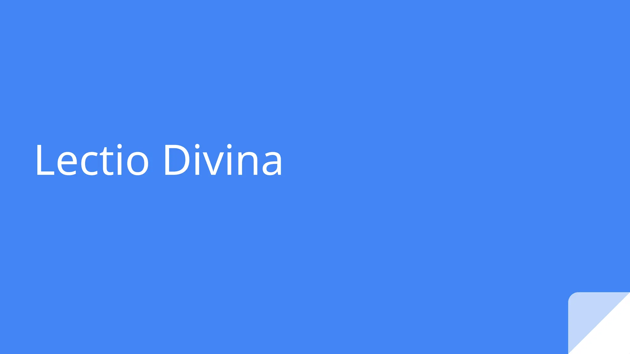 Presentation about Lectio Divina Mechanics.pptx