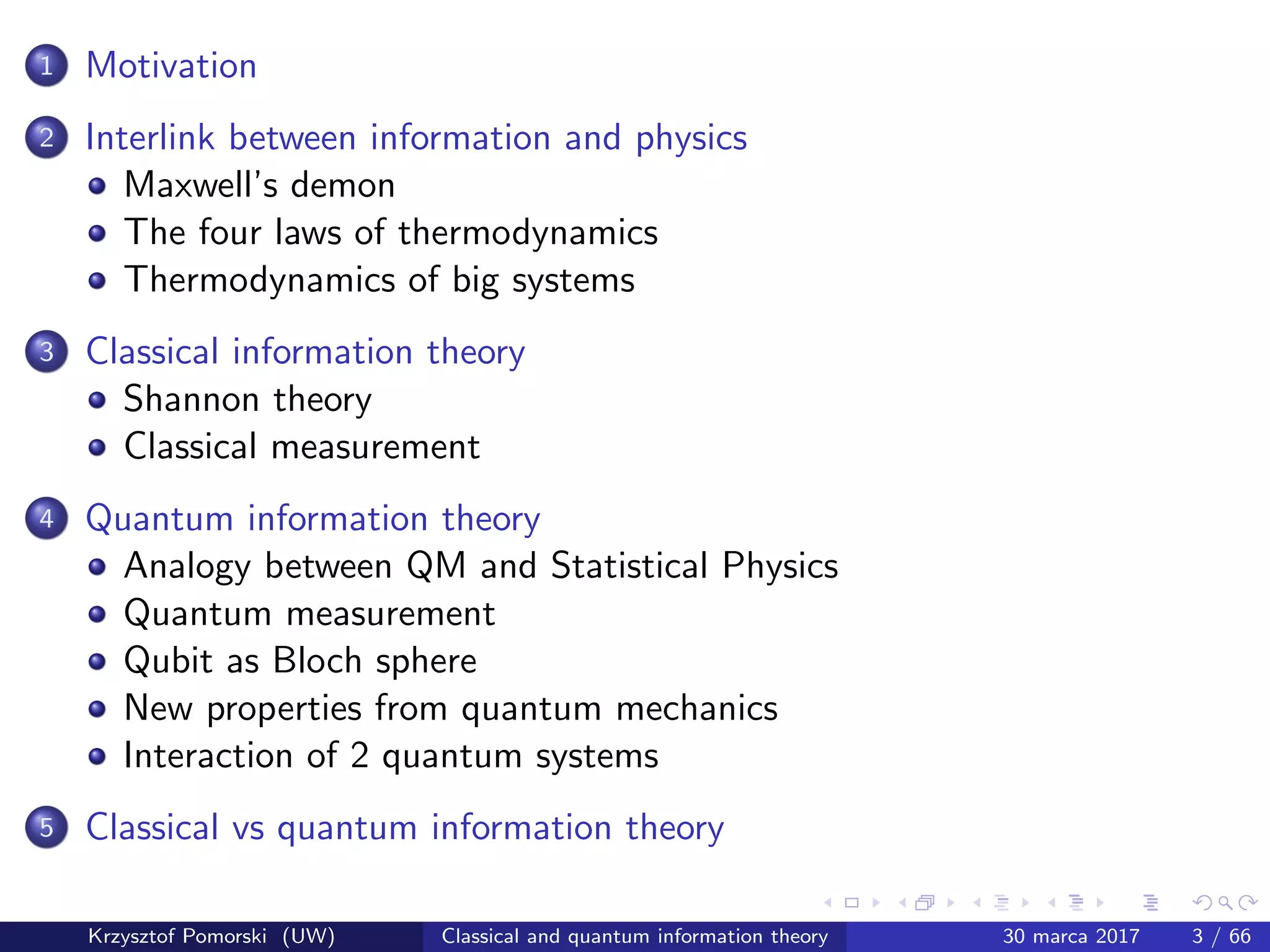 Lecture on classical and quantum information | PDF