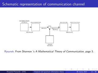 Lecture on classical and quantum information | PDF