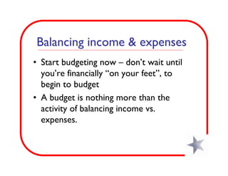 lect No 01. Finance & Budgeting | PPT