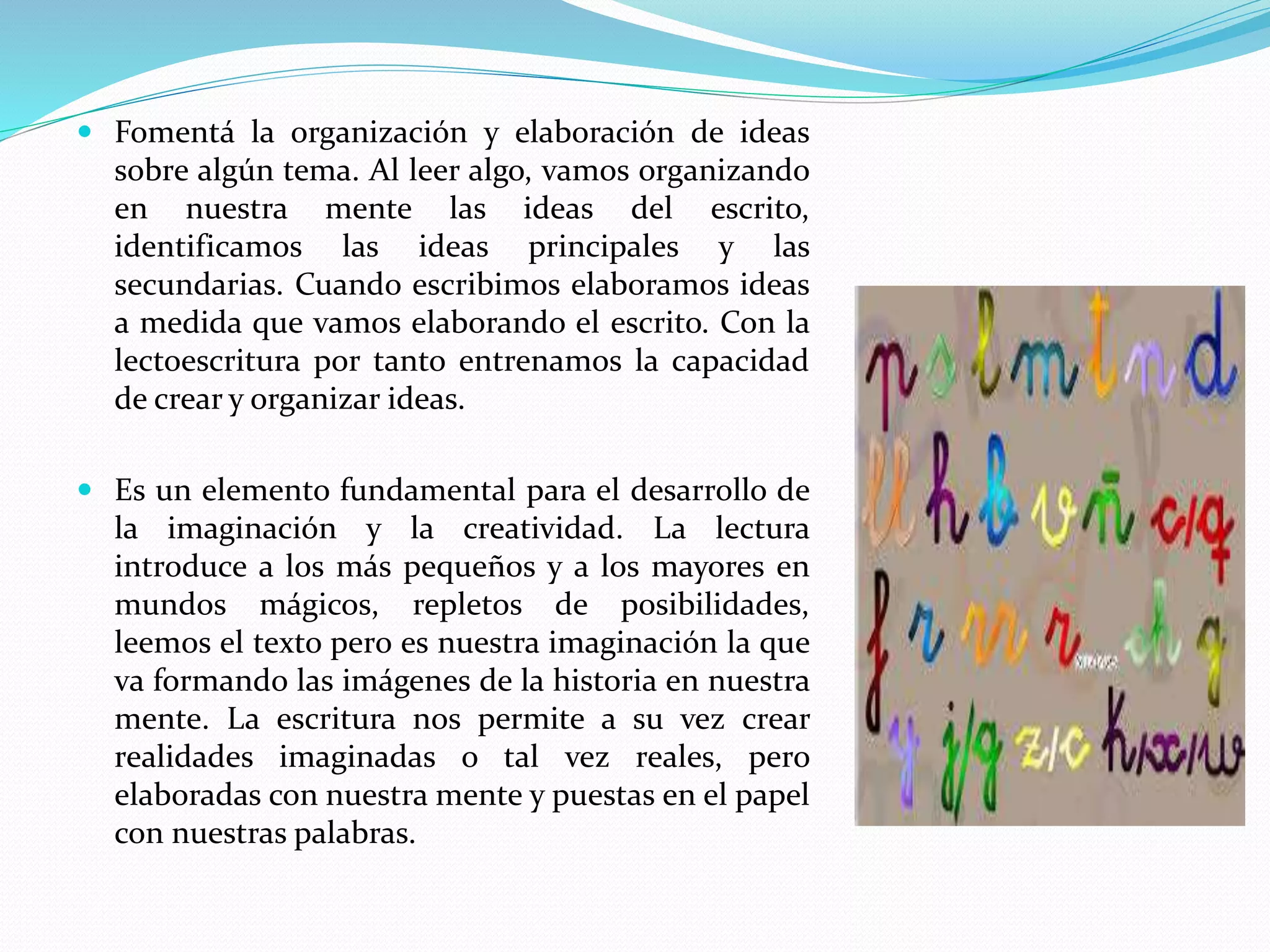 Lecto escritura y lenguaje | PPT