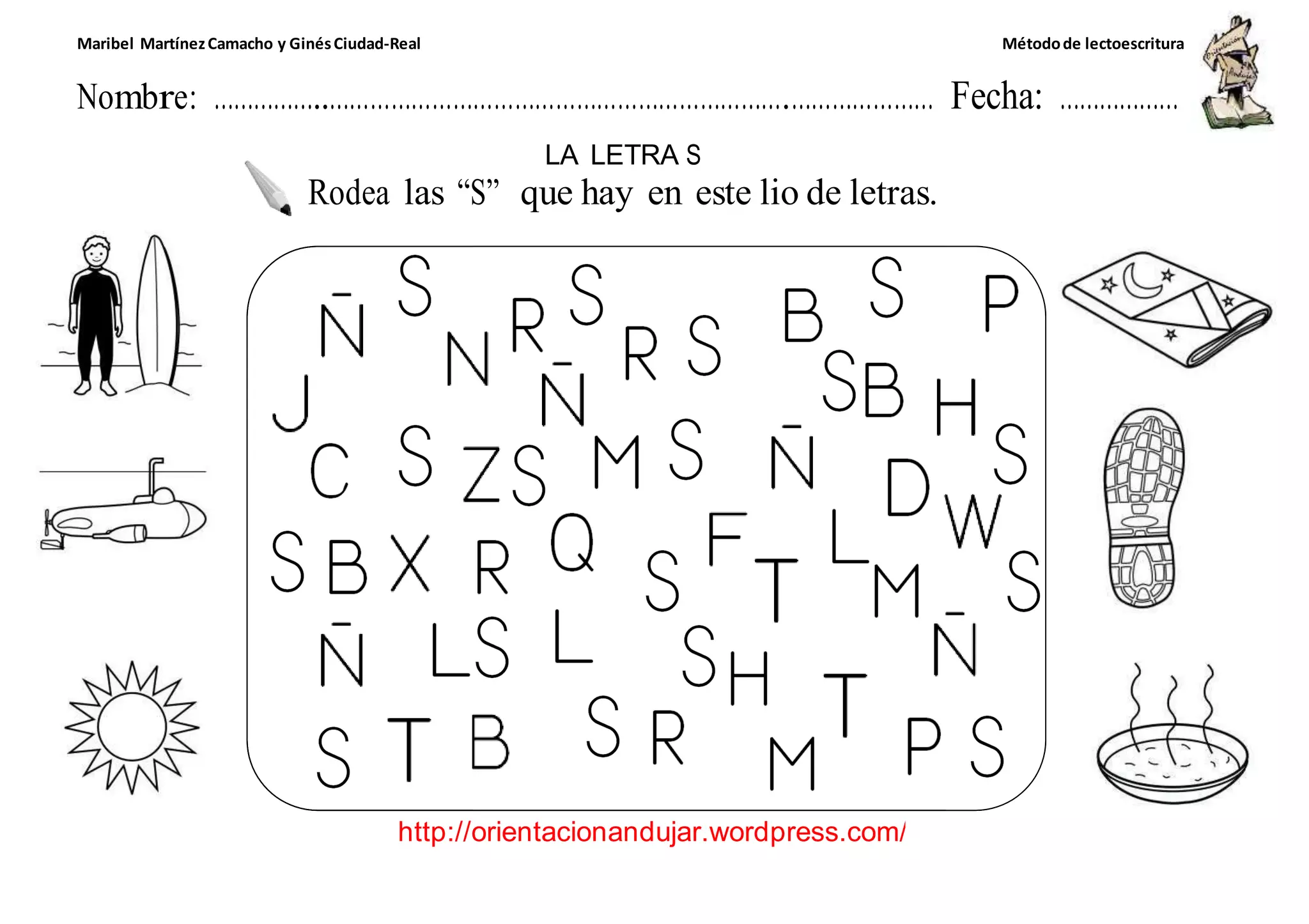 Lectoescritura completo-orientacionandujar-consonante-s | DOCX