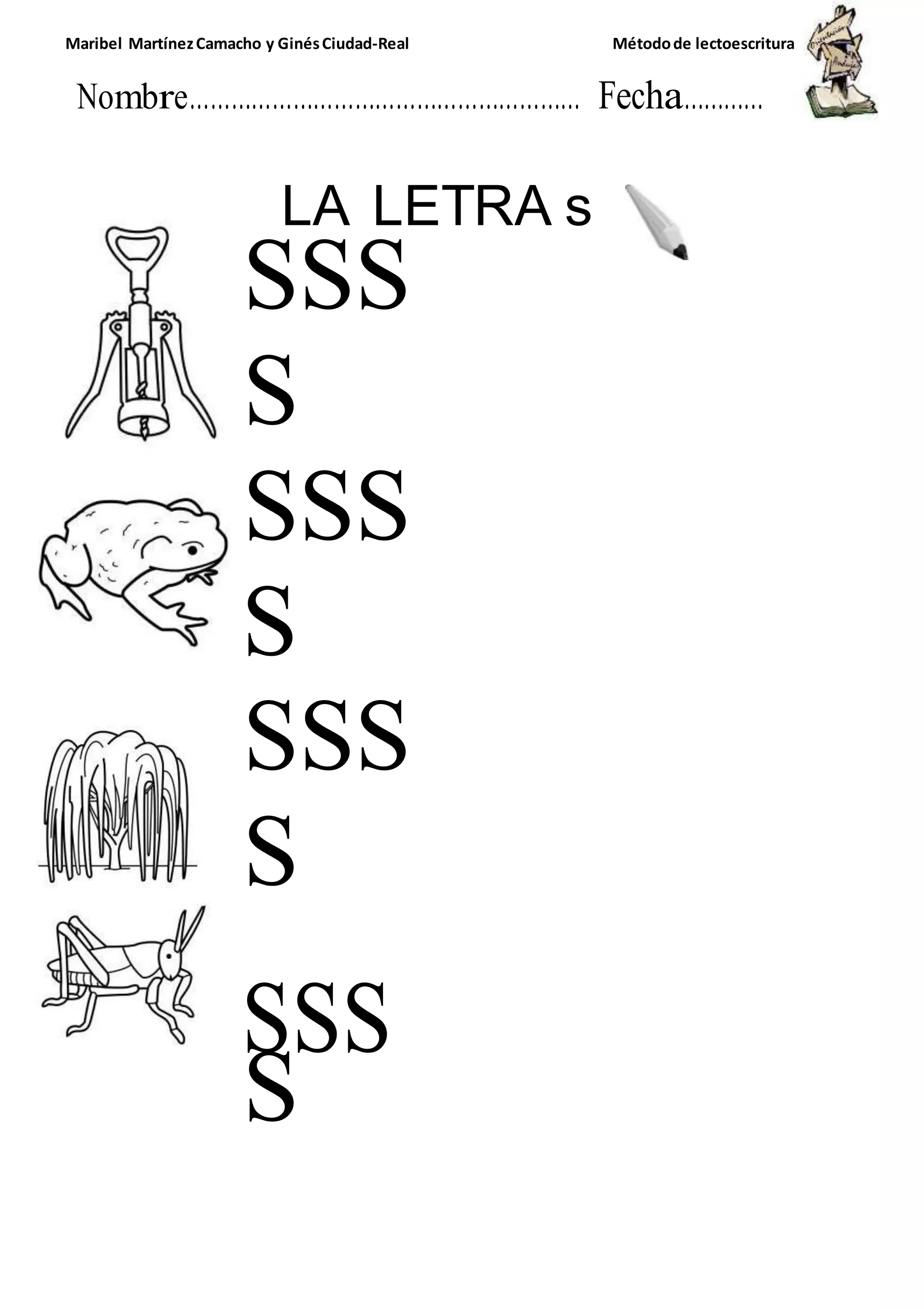 Lectoescritura completo-orientacionandujar-consonante-s | DOCX