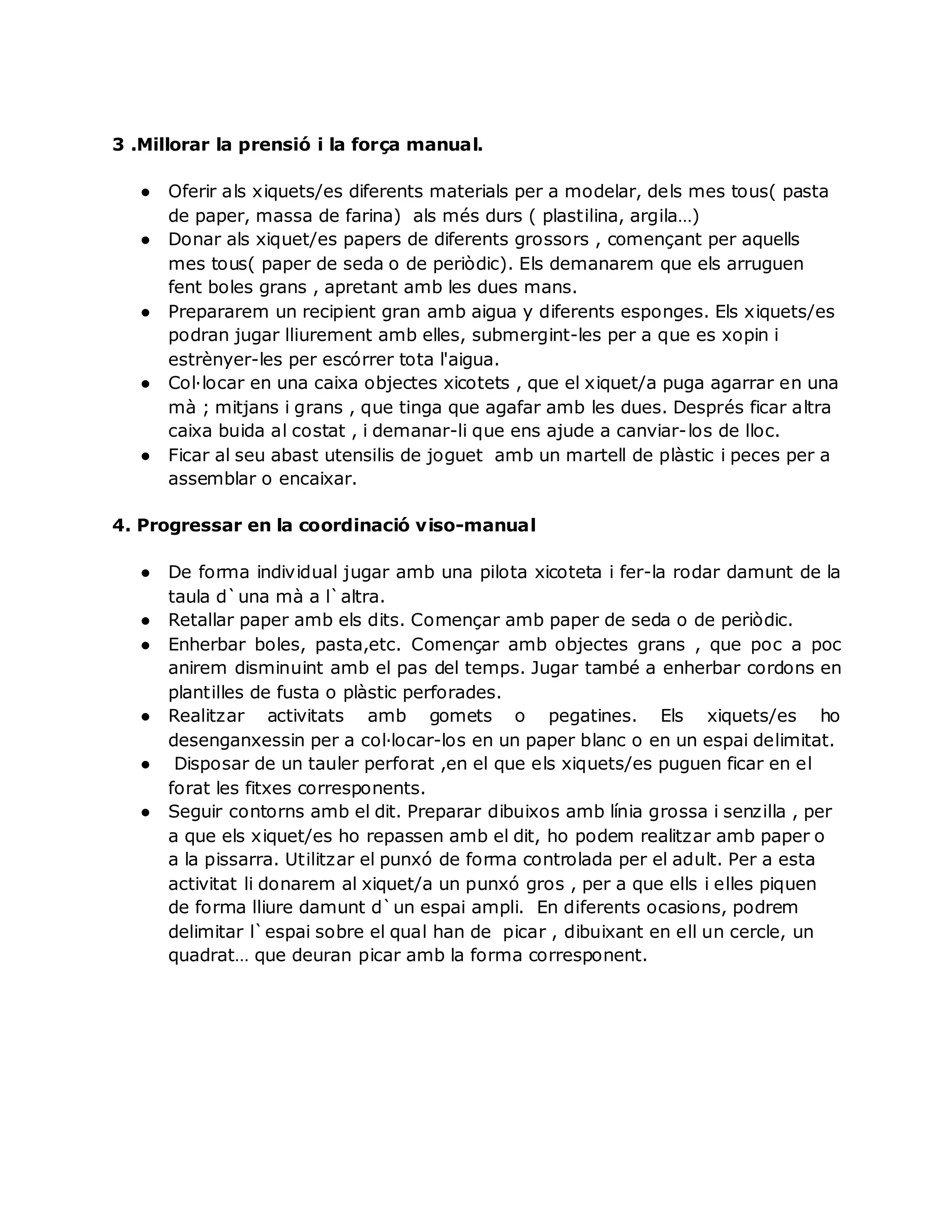Què poden fer els xiquets/es de 2 a 3 anys? | PDF
