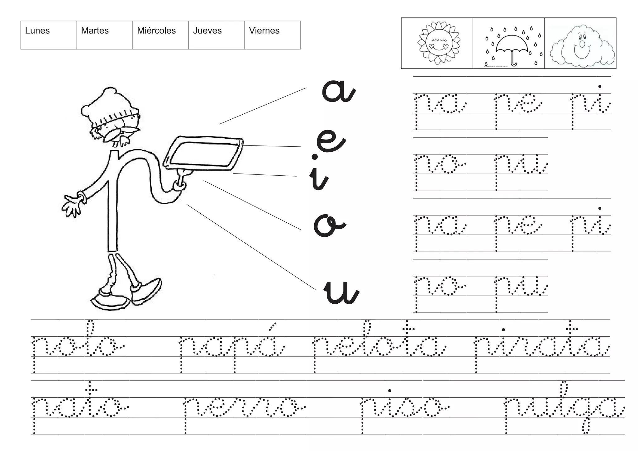 Lectoescritura consonantes | PDF