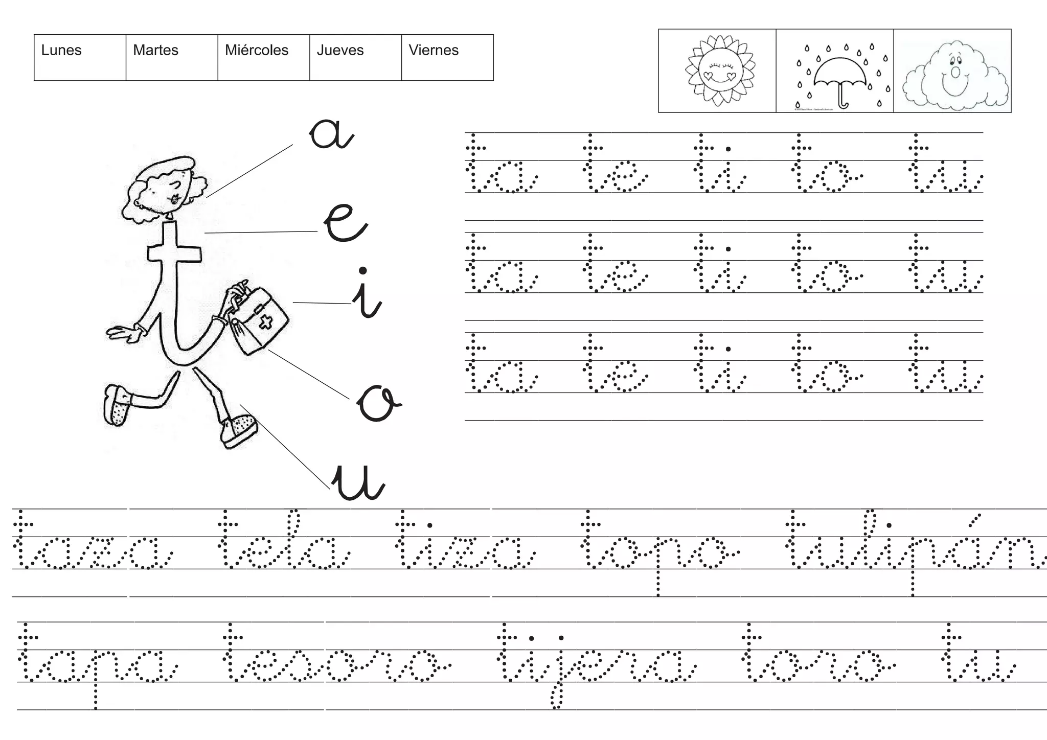 Lectoescritura consonantes | PDF