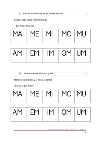 Lectoescritura fonema m | PDF