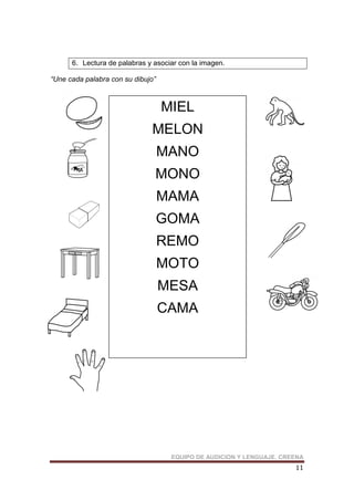 Lectoescritura fonema m | PDF