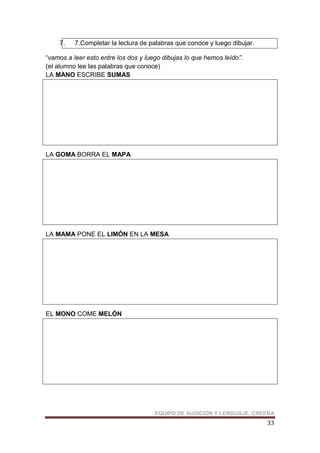 Lectoescritura fonema m | PDF