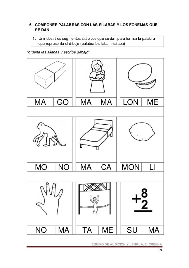 Lectoescritura fonema m