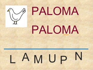 Lectoescritura (l s - m - p) | PPT