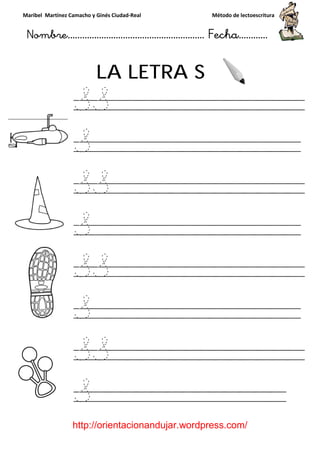 Lectoescritura letra ss | PDF