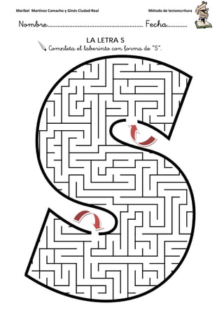 Lectoescritura letra ss | PDF