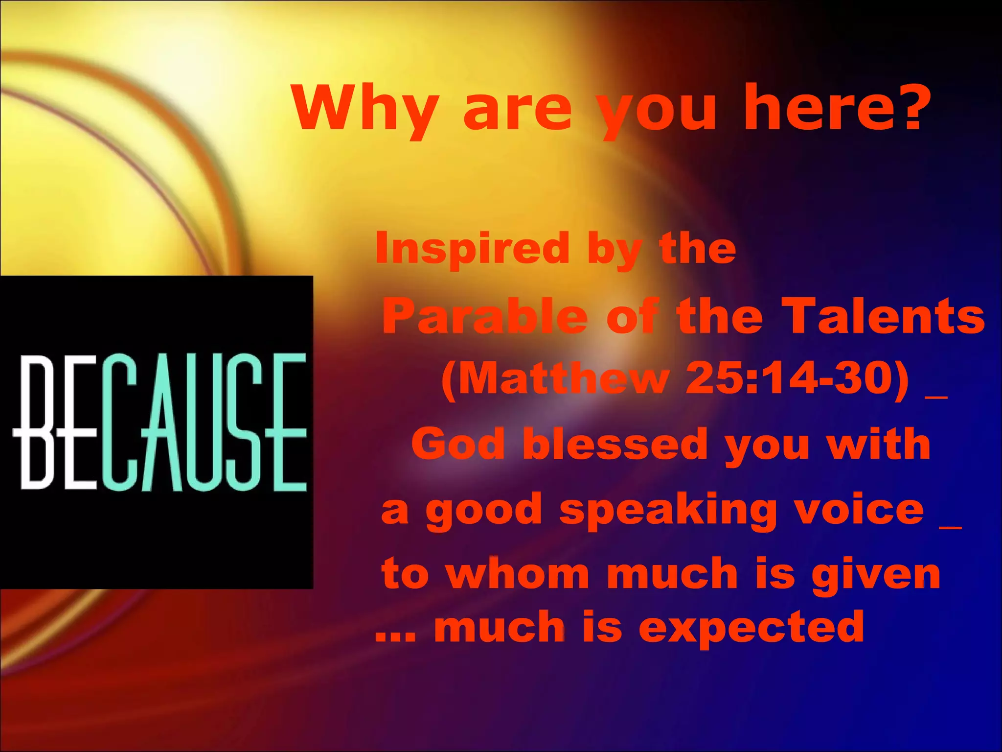 Lectors and commentators | PPT